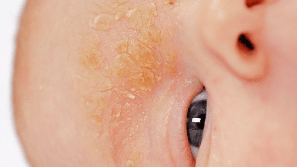 Crosta láctea em bebês: causas, sintomas e cuidados